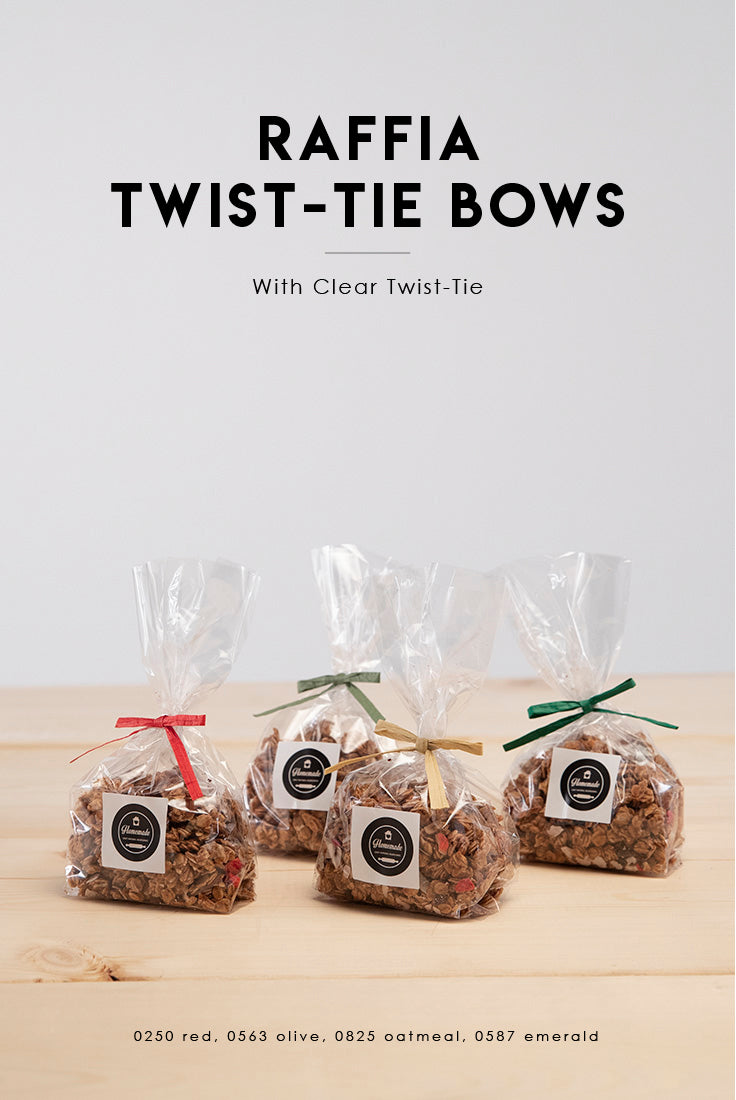 Packaging Express 0563 Olive Paper Raffia Bow – Papillon Packaging