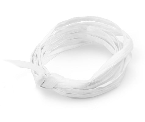 Packaging Express 0029 White Paper Raffia Ribbon – Papillon Packaging