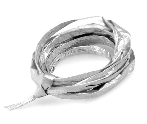 Packaging Express SILVER Paper Raffia Ribbon – Papillon Packaging